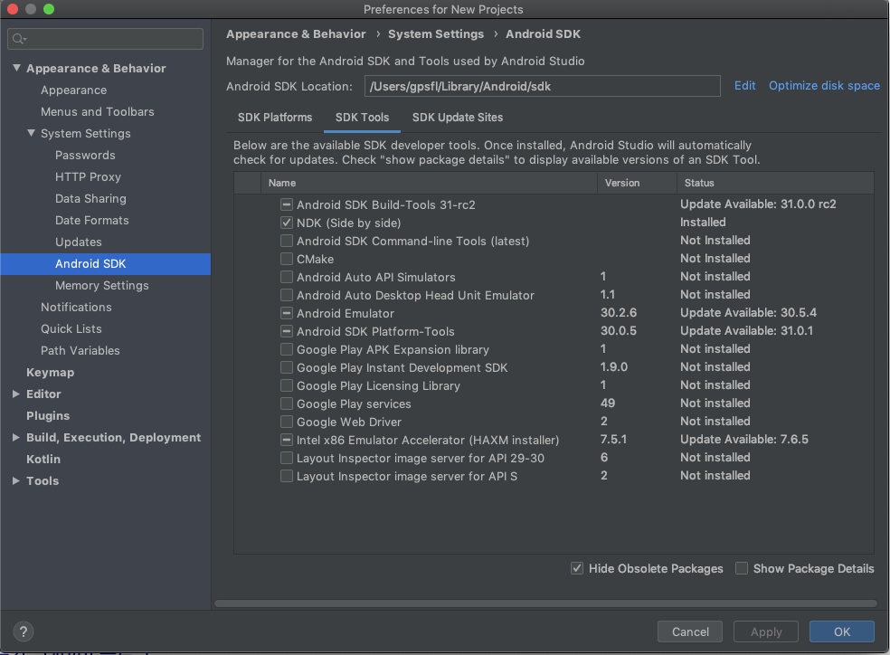 Use External Native Library For Android Core Research Team